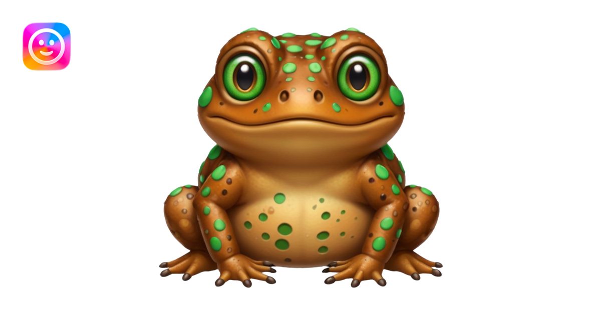 Brown toad emoji | AI Emoji Generator