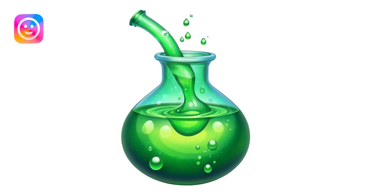 glitter toxic potion emoji | AI Emoji Generator
