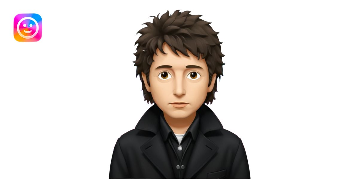 synthwave - Bob Dylan from 80's - black coat shaggy unshaven untidy ...