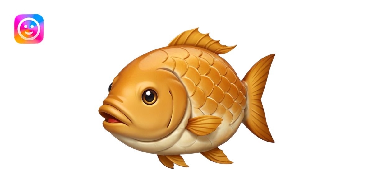 fish-shaped bun emoji | AI Emoji Generator