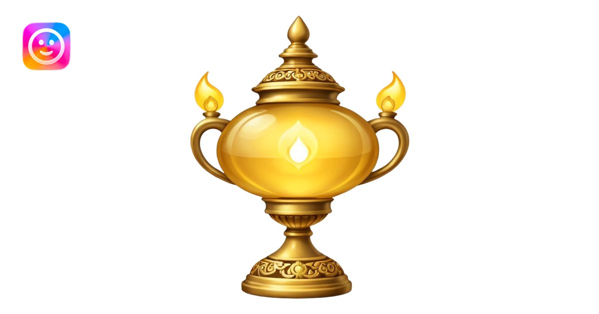 magical lamp emoji | AI Emoji Generator