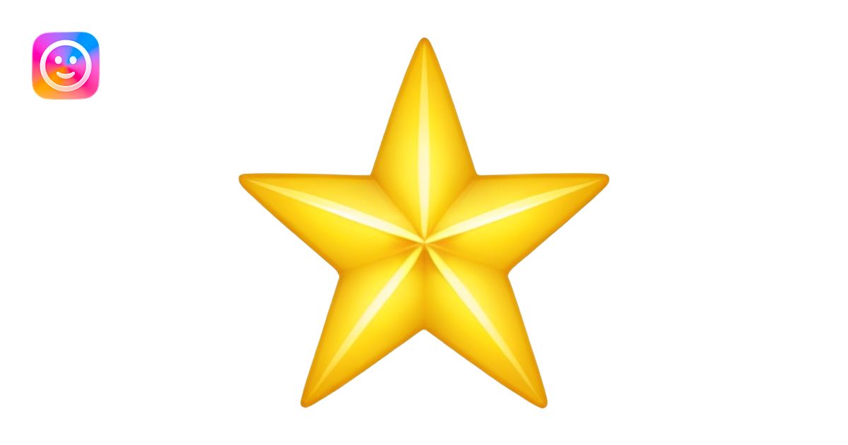 Star emoji | AI Emoji Generator