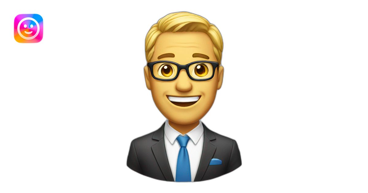 CEO laugh to tears emoji | AI Emoji Generator