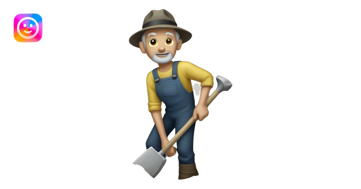 grave digging man emoji | AI Emoji Generator