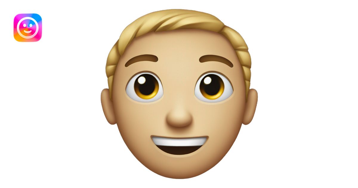 Smile emoji with one eye twitching emoji | AI Emoji Generator