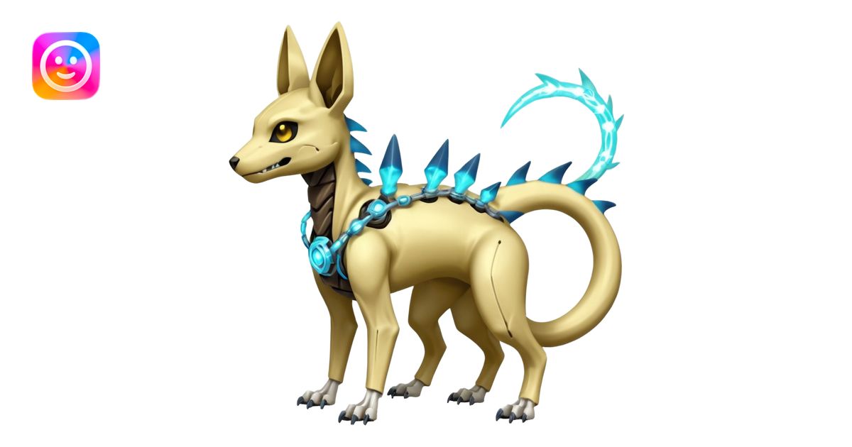 futuristic Skeletal-Cyborg-Manectric-Electrike-Lucio-Cubone-Umbreon-Marowak-Draco-Fakémon-hybrid ...