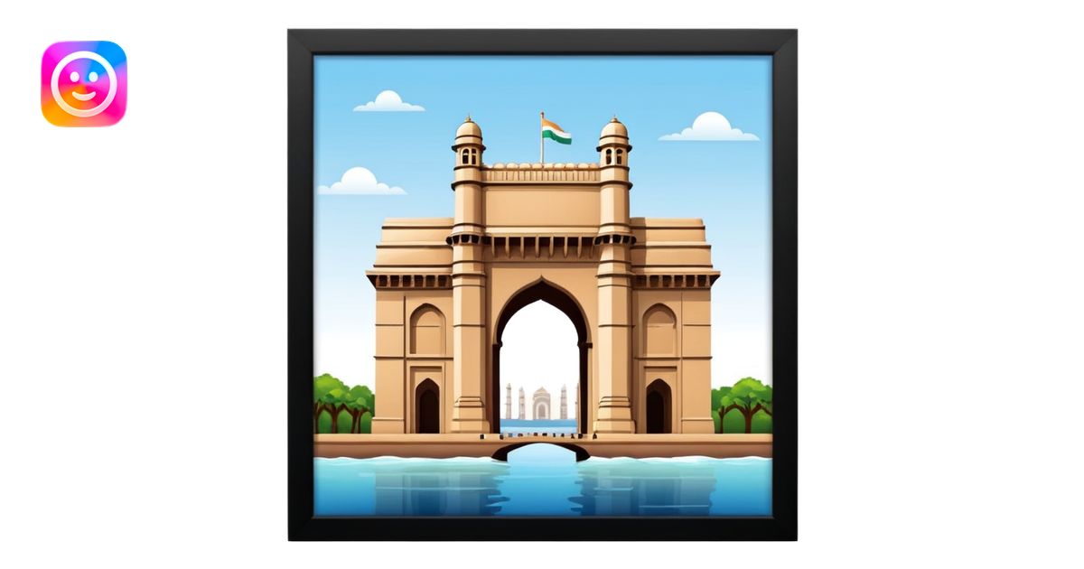 Gateway of India emoji | AI Emoji Generator