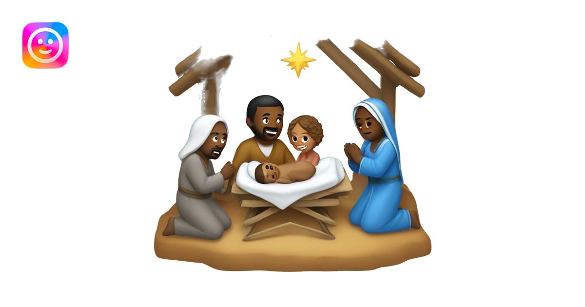 nativity scene emoji | AI Emoji Generator
