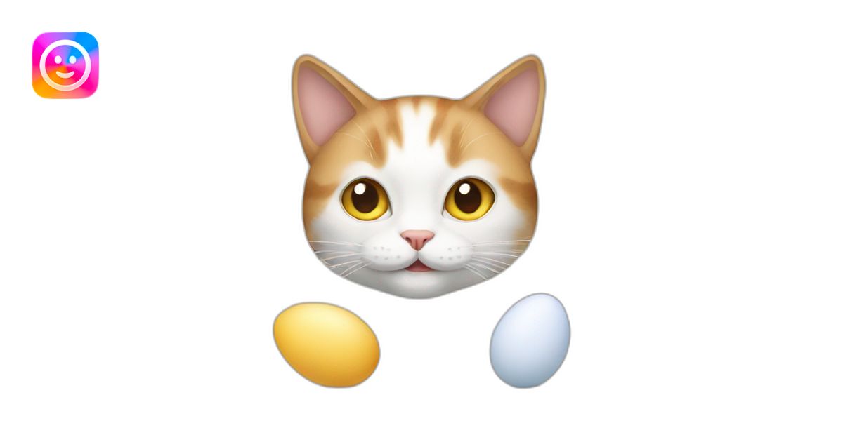 cat with eggs emoji | AI Emoji Generator