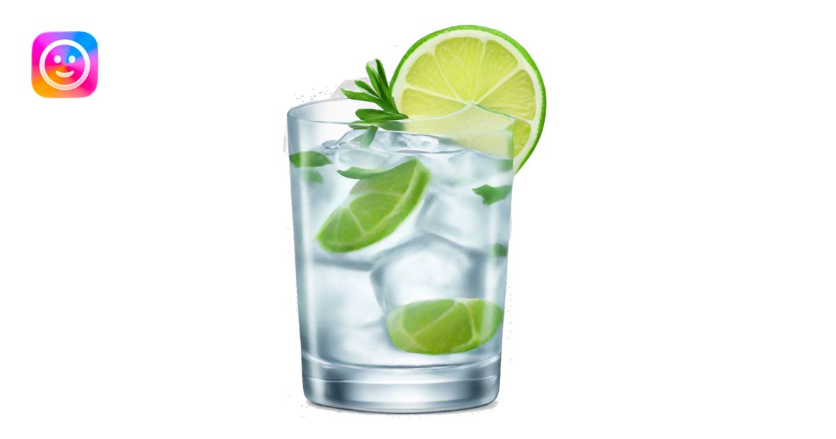 Gin tonic emoji | AI Emoji Generator