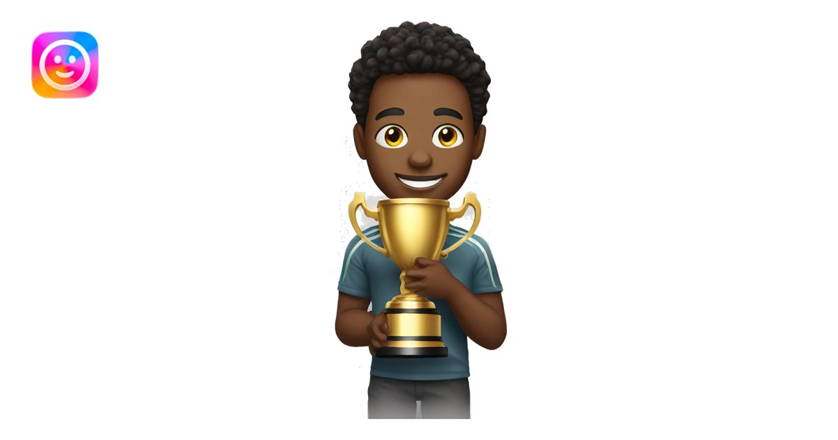 Ivan toney with a trophy emoji | AI Emoji Generator