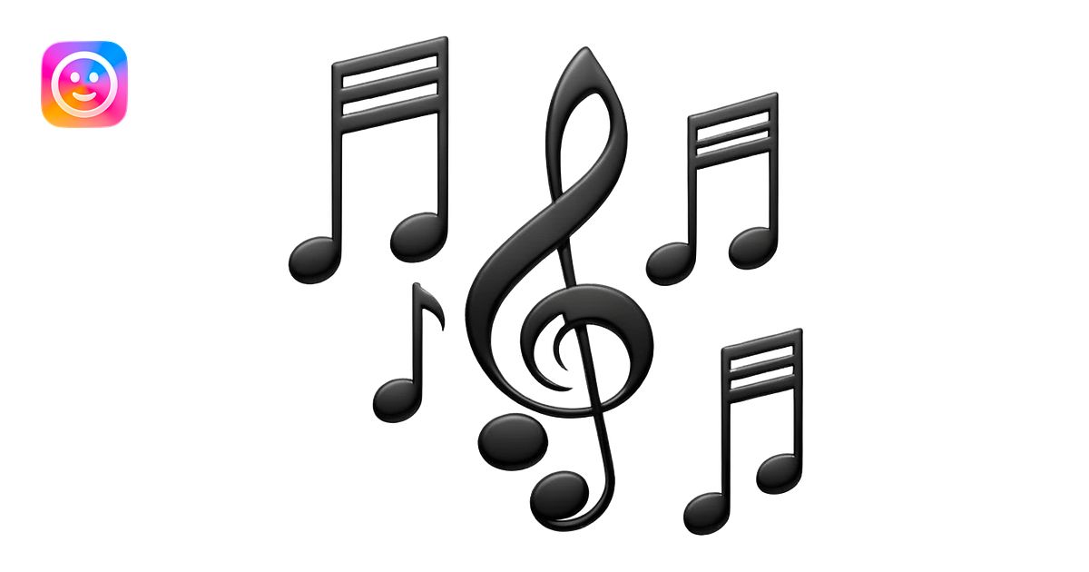musical notes emoji | AI Emoji Generator