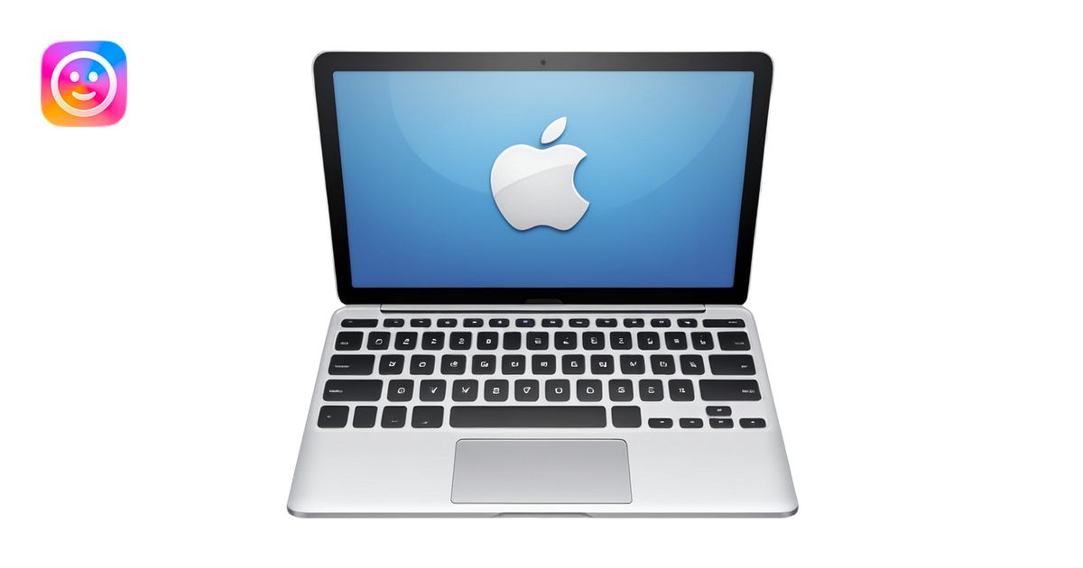white laptop emoji | AI Emoji Generator