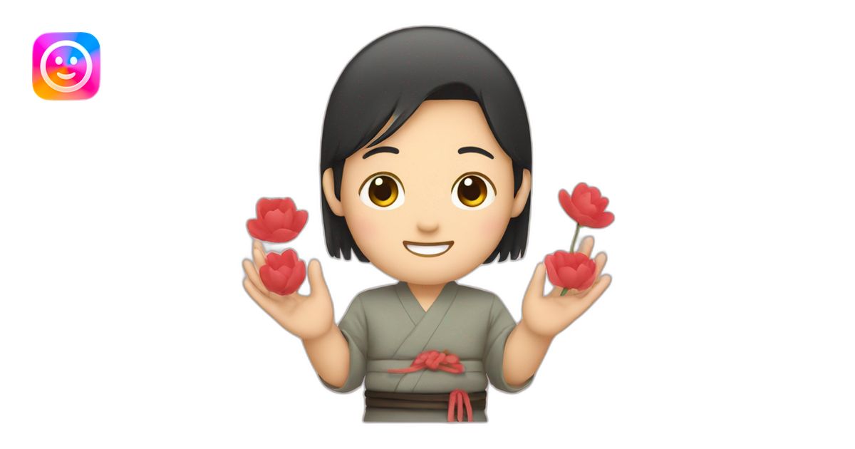 Japan in hands emoji | AI Emoji Generator