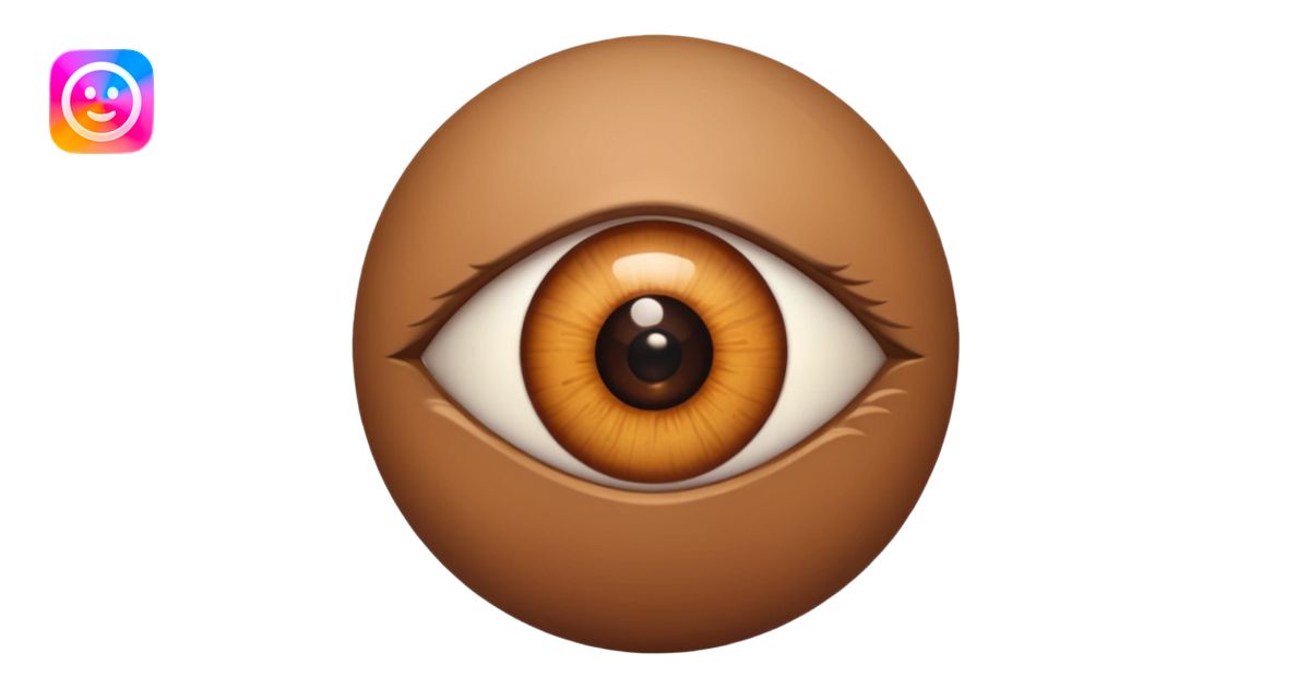 eye balls looking to the left emoji | AI Emoji Generator