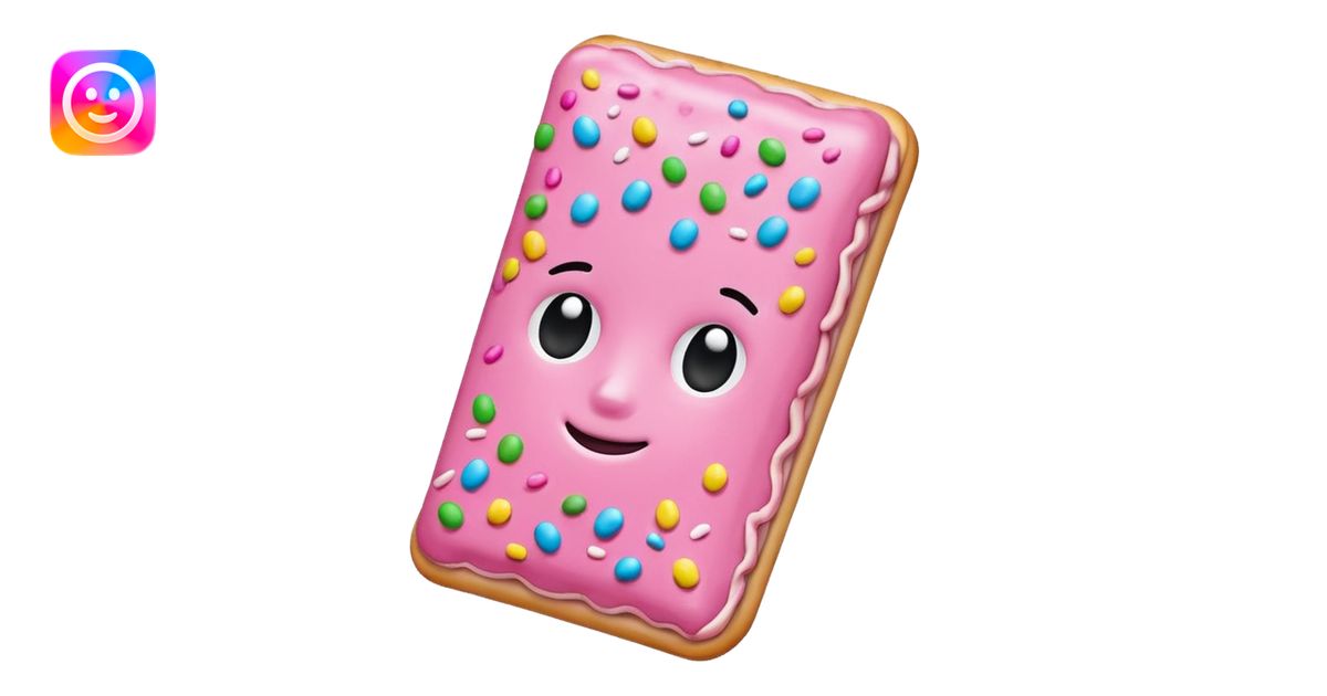Make me a pop tart emoji that i can copy and paste in a text box emoji ...