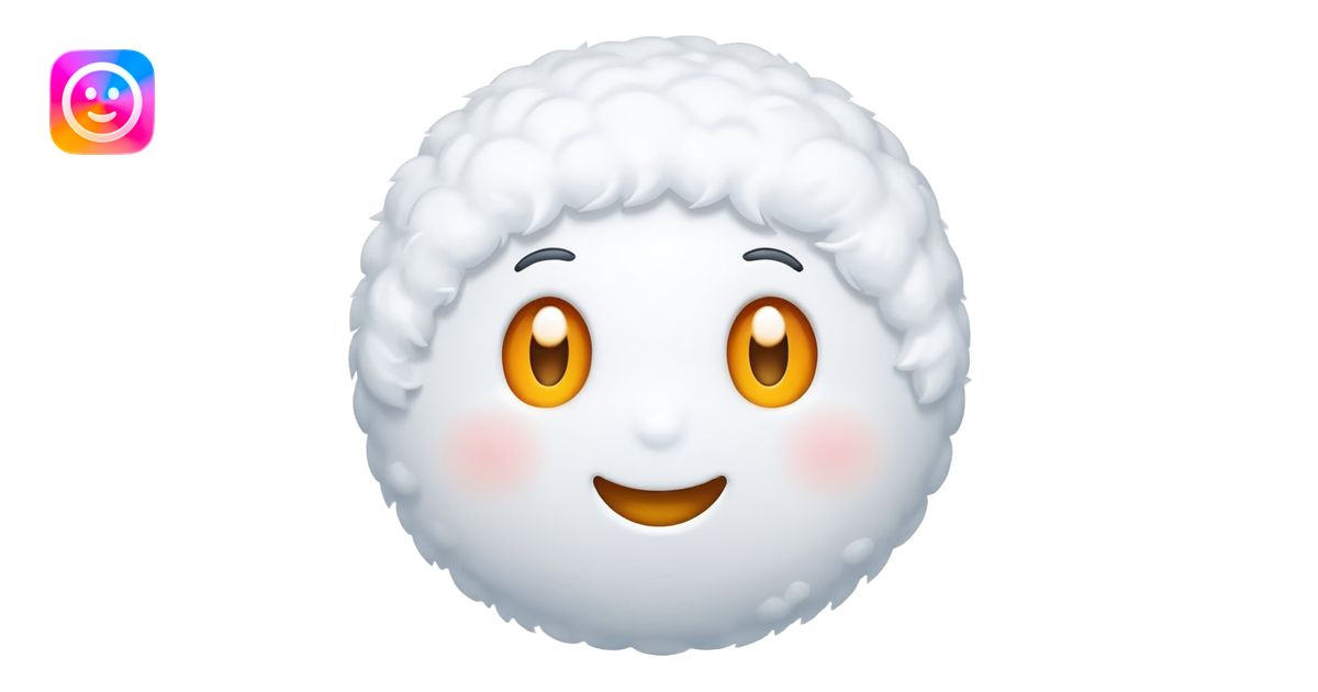 snow ball emoji | AI Emoji Generator
