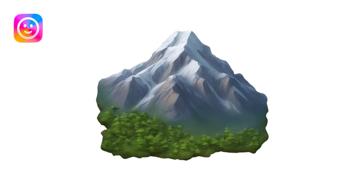 mountain emoji | AI Emoji Generator