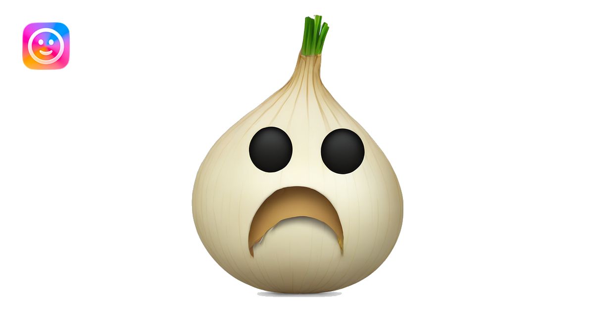 chopped onions, no face emoji | AI Emoji Generator