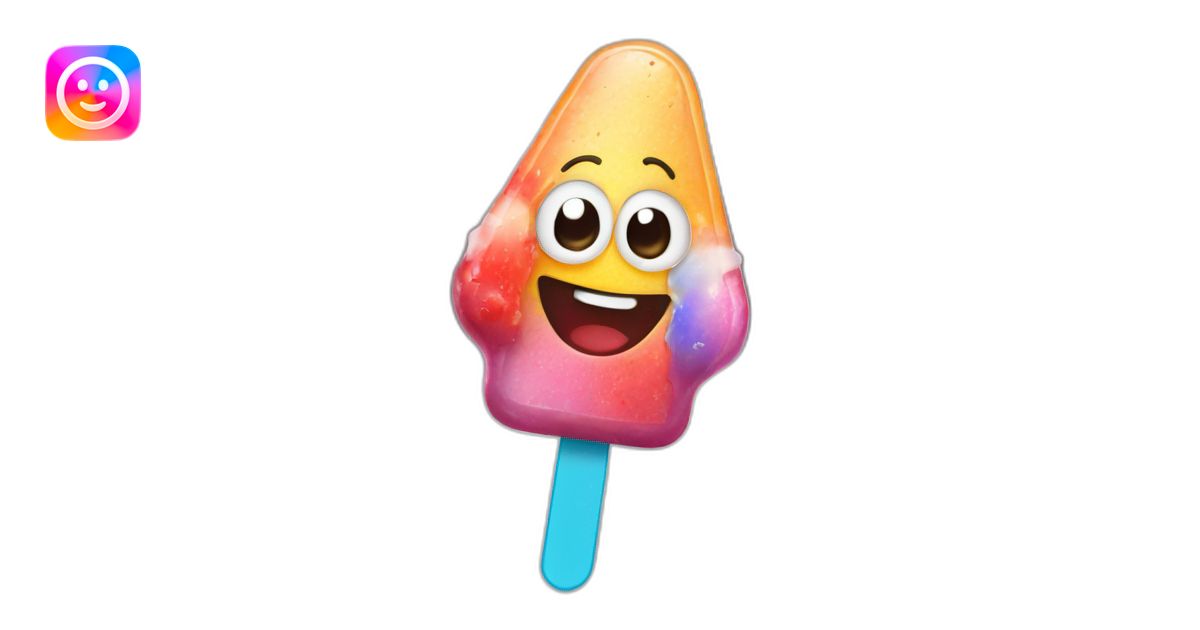The ER has popsicles are in the freezer emoji | AI Emoji Generator