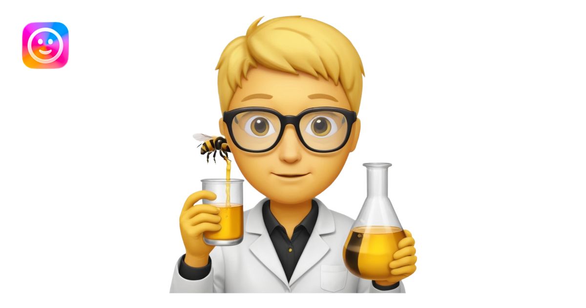 bee who's a scientist emoji | AI Emoji Generator