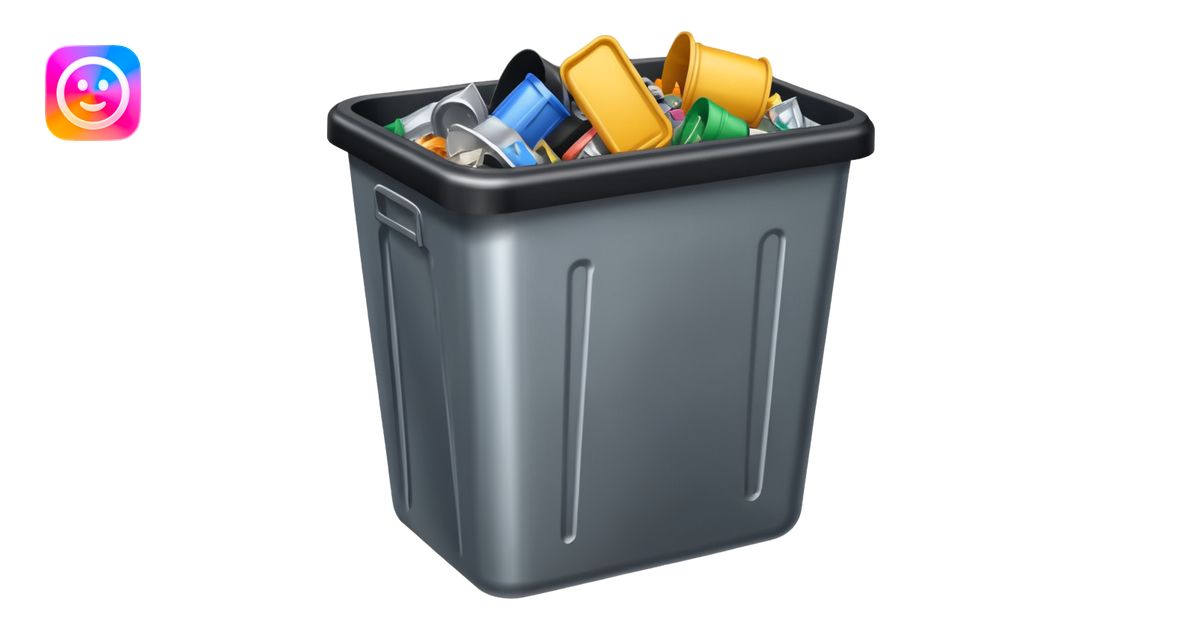 trash bin emoji | AI Emoji Generator