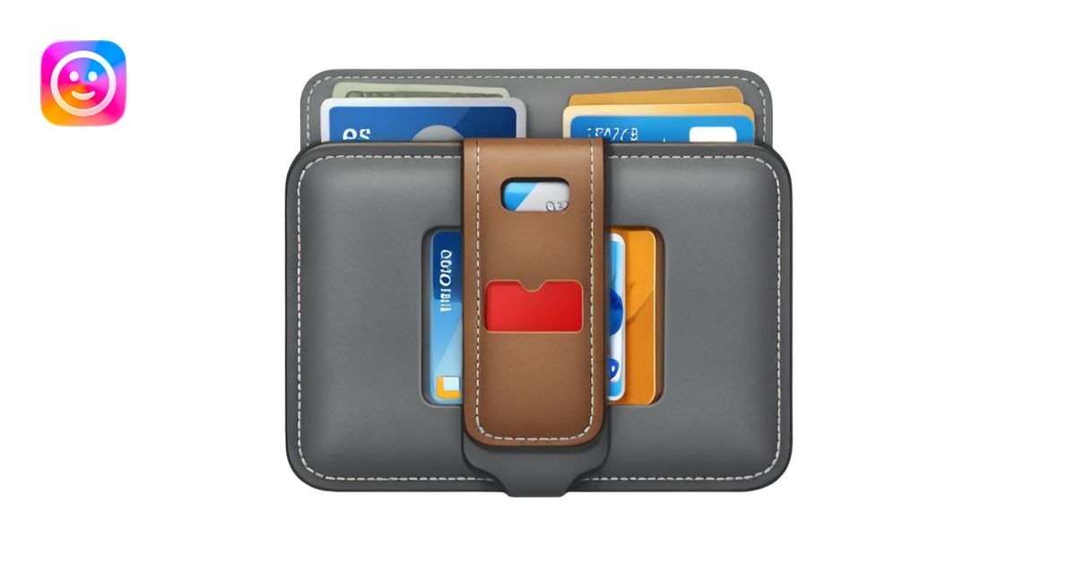 grey wallet emoji | AI Emoji Generator