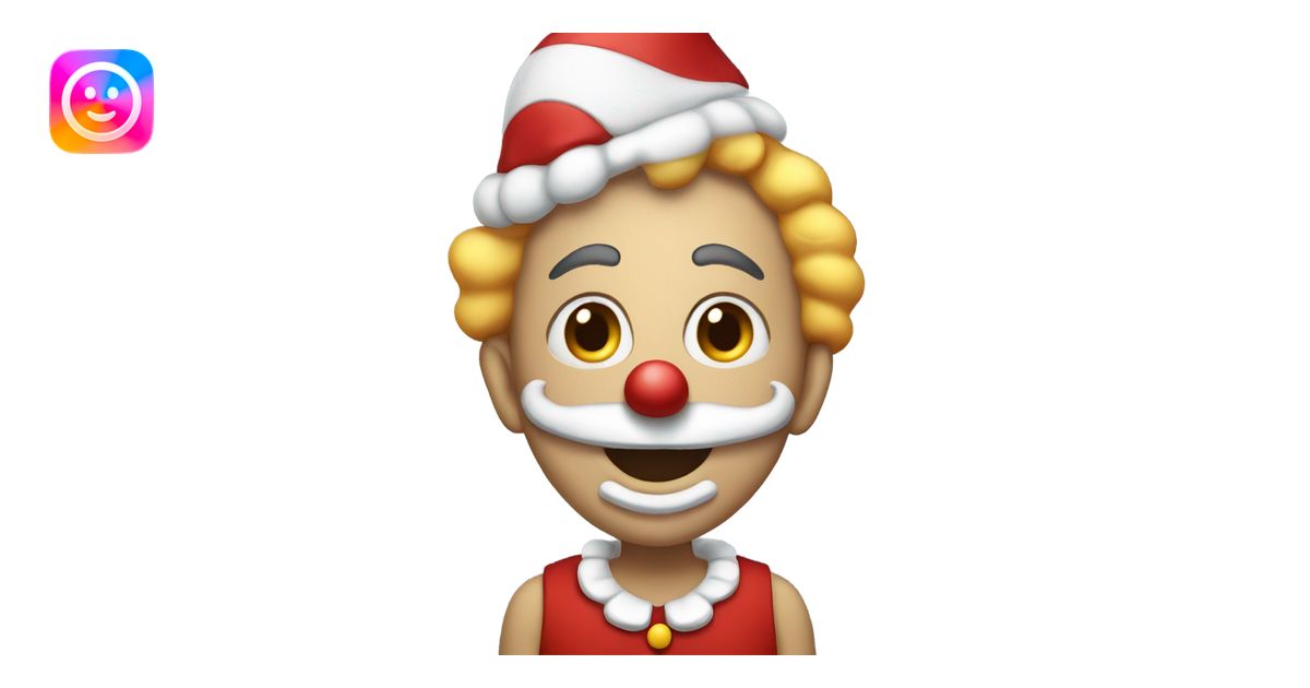 santa clown emoji | AI Emoji Generator