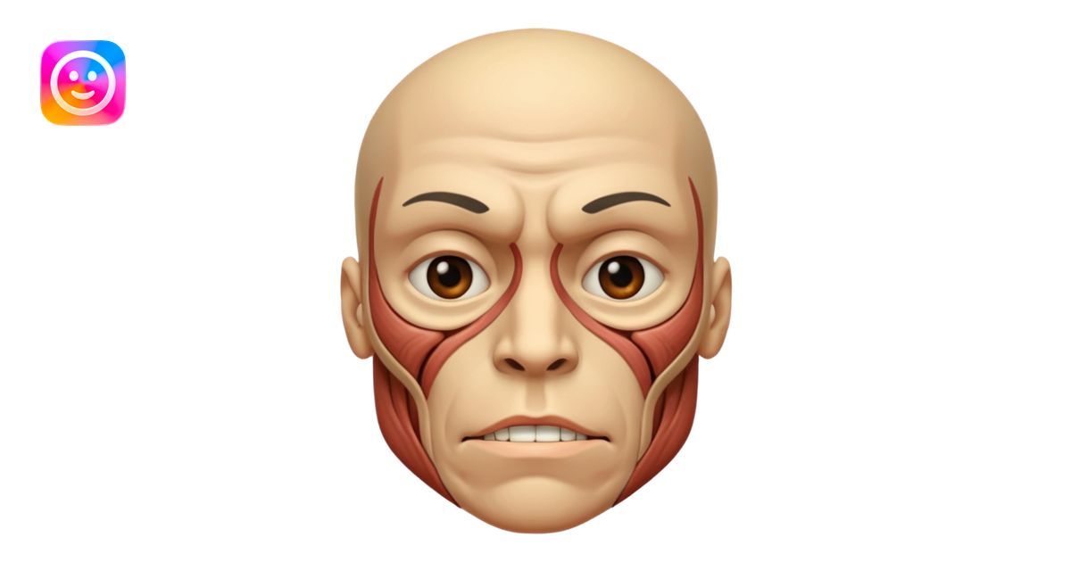 muscles of the facial expression emoji | AI Emoji Generator