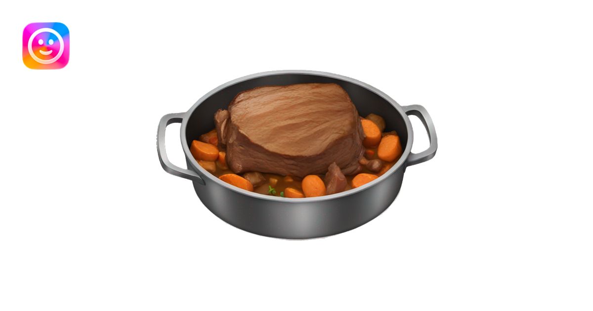Pot roast emoji | AI Emoji Generator