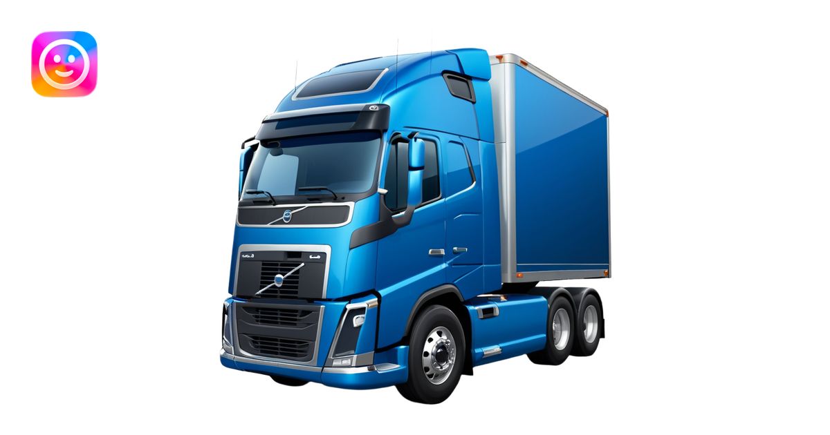 Volvo semi truck 2026 emoji | AI Emoji Generator