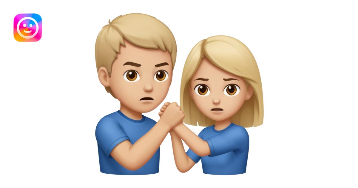 brother and sister fighting emoji | AI Emoji Generator