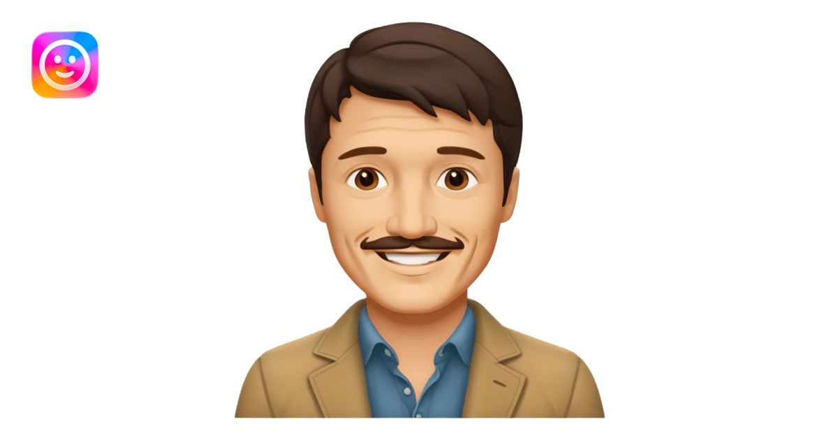 draw pedro pascal emoji | AI Emoji Generator