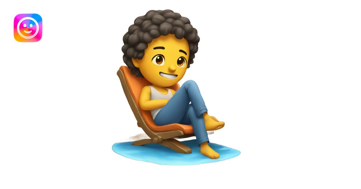 Relaxing emoji | AI Emoji Generator