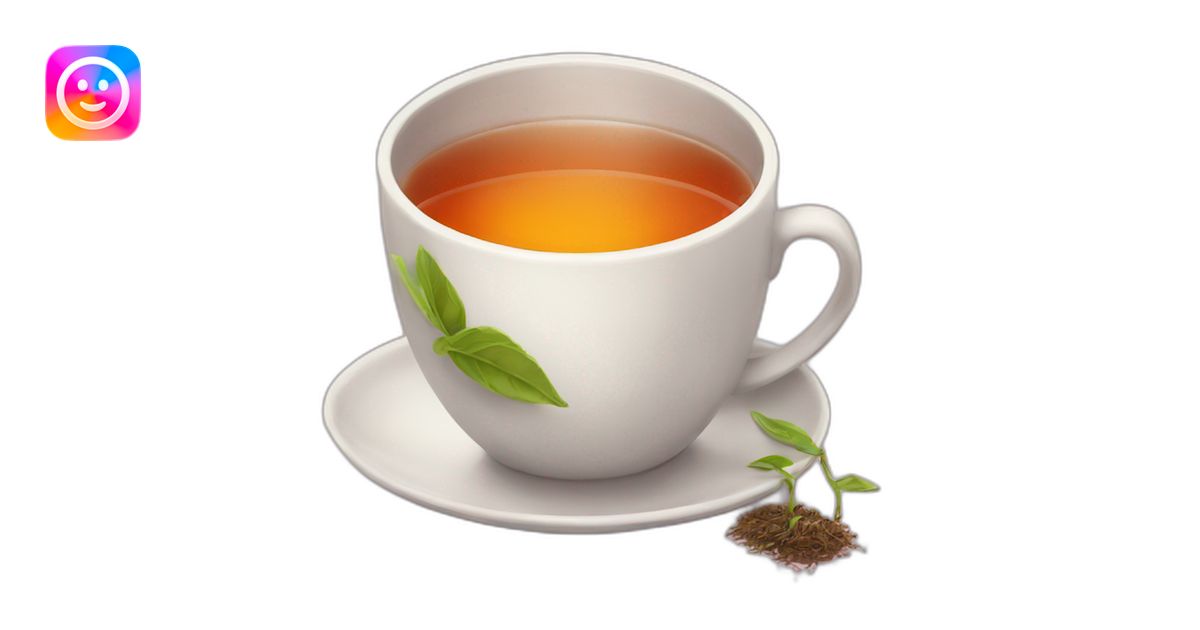 aesthetic cup of tea emoji | AI Emoji Generator