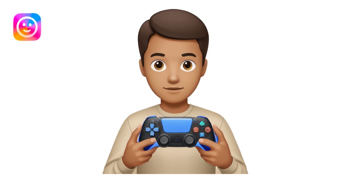 fdws avec une manette ps5 emoji | AI Emoji Generator