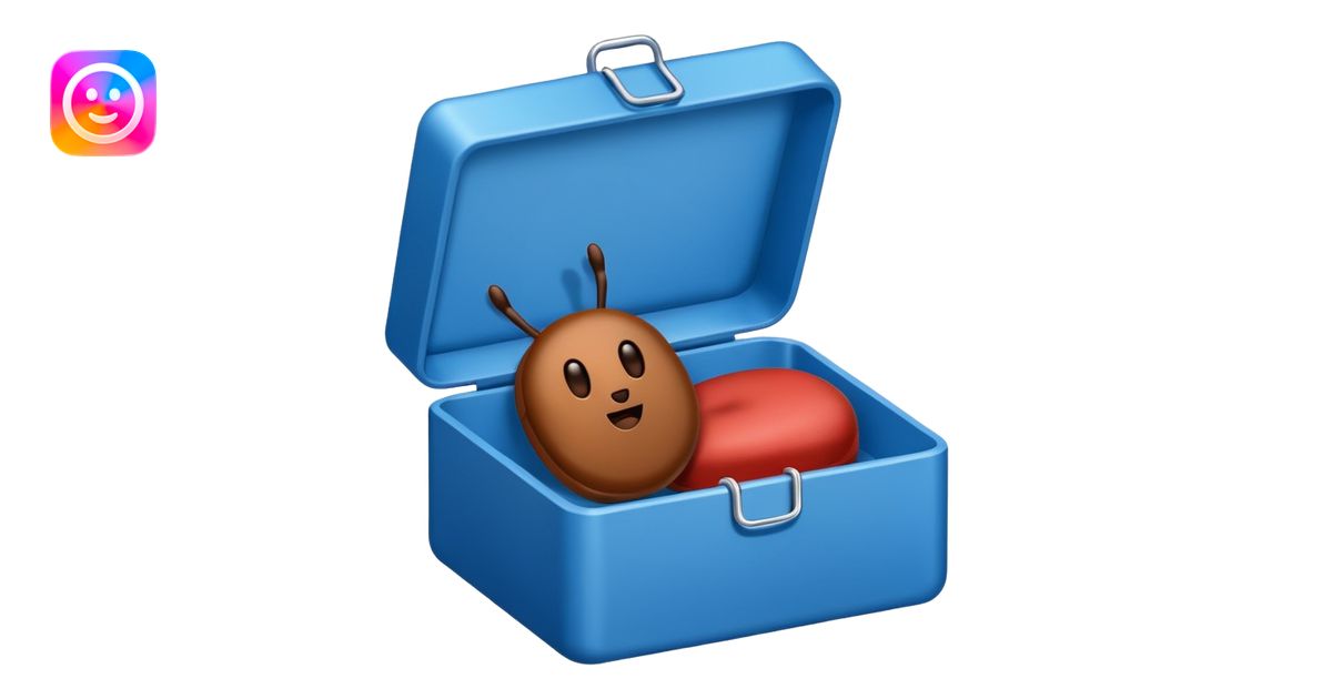 a tick inside a blue box emoji | AI Emoji Generator
