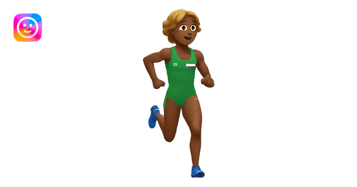 Track and field emoji | AI Emoji Generator
