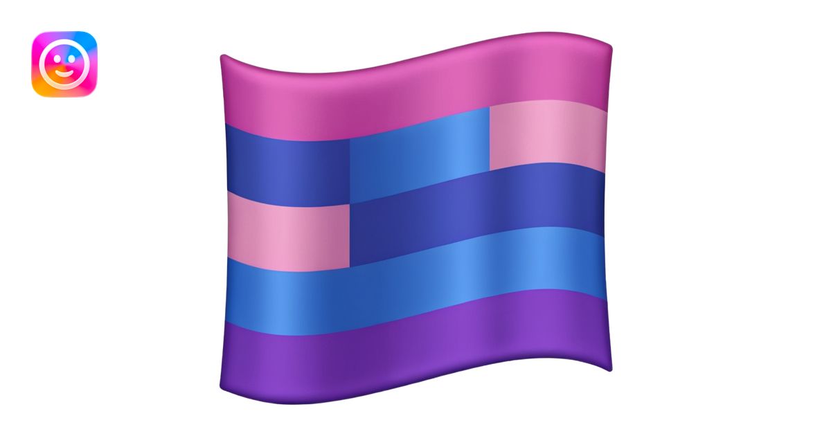 Bisexual flag emoji | AI Emoji Generator