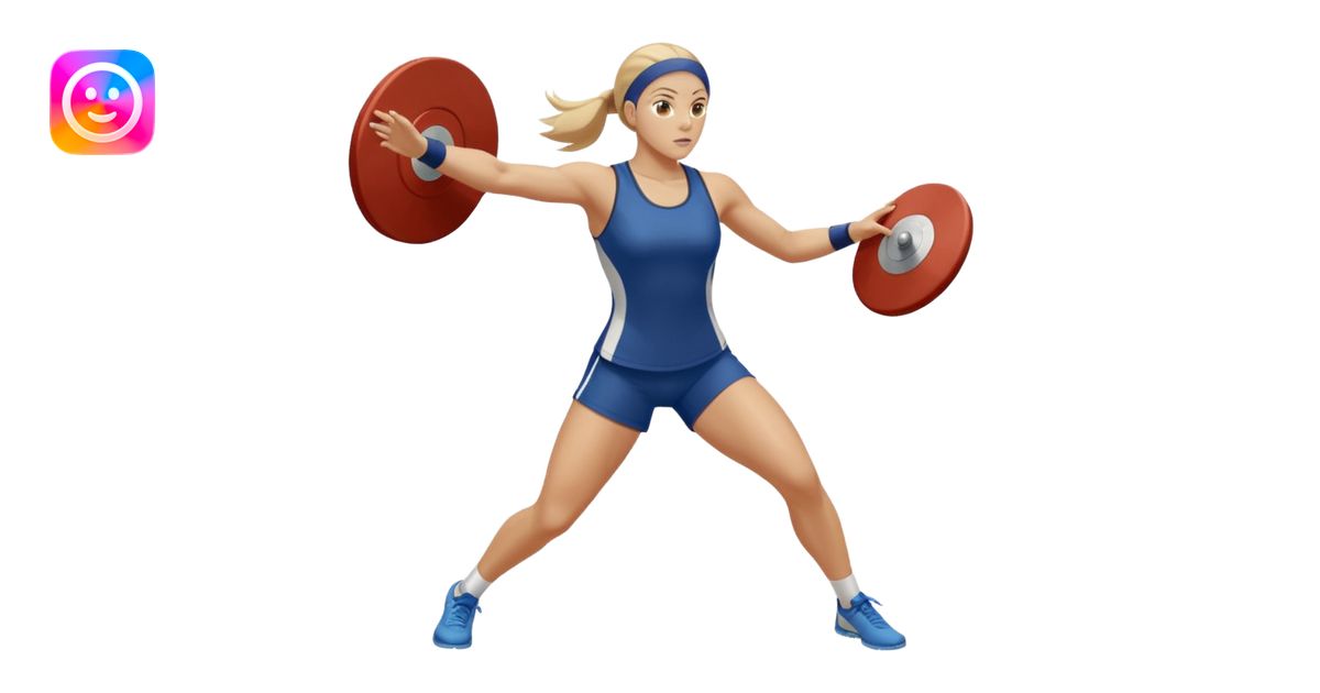 track and field throwing event female throwing discus more covered up ...