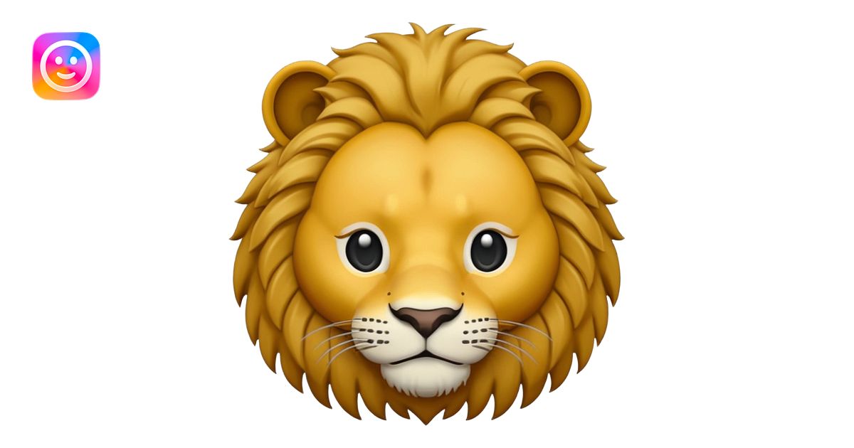 A face of lion roraing in black and white emoji emoji | AI Emoji Generator