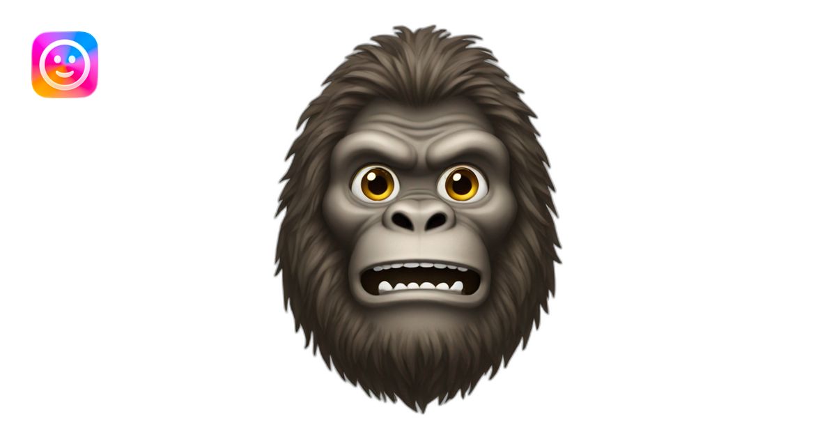 Bigfoot emoji | AI Emoji Generator