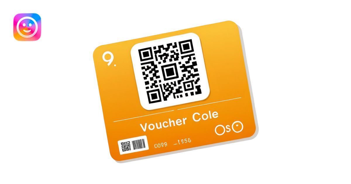 ACCEPTED PARTICIPATION METHODS — Voucher with QR code emoji | AI Emoji ...