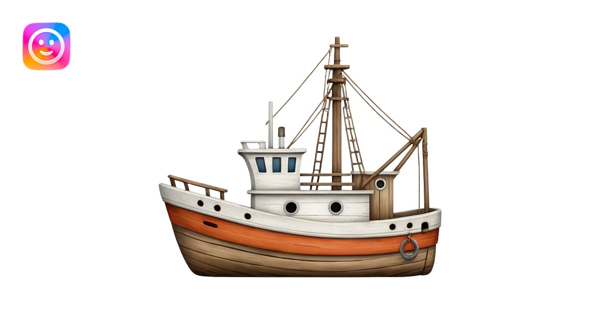fishing trawler emoji | AI Emoji Generator