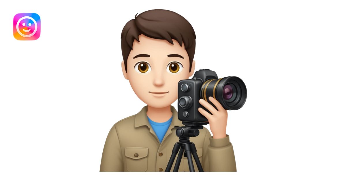 photographer back to me emoji | AI Emoji Generator
