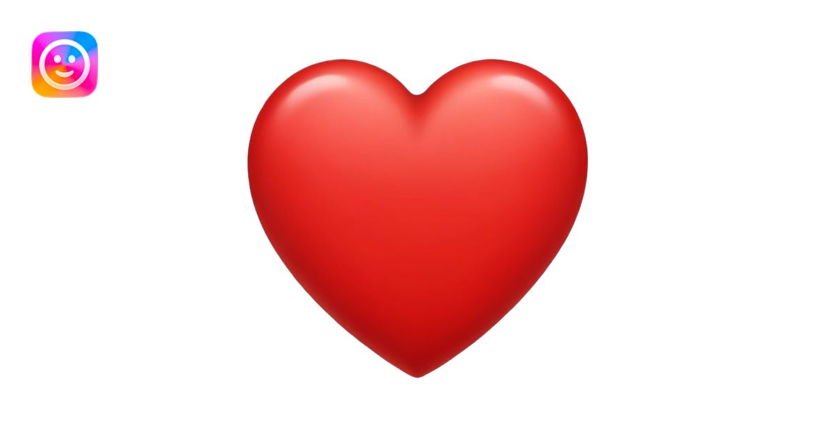 Heart emoji | AI Emoji Generator