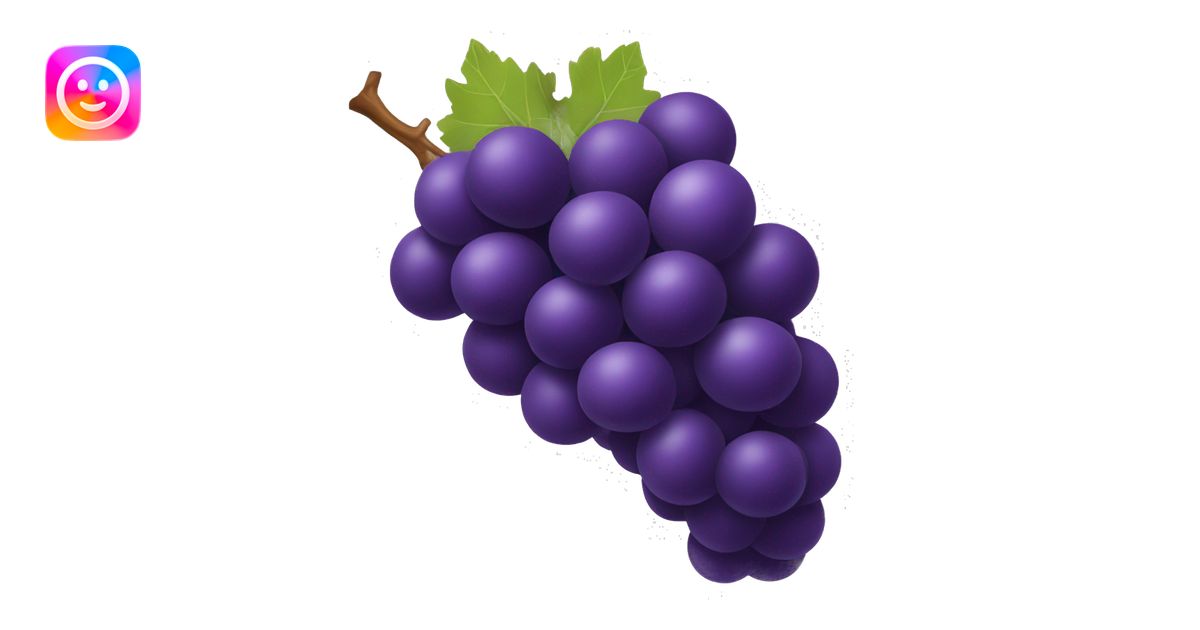 grape emoji | AI Emoji Generator