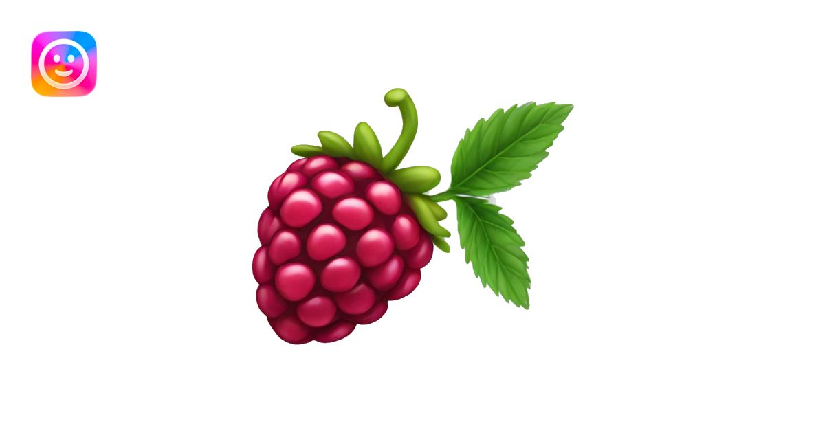 Raspberry emoji | AI Emoji Generator