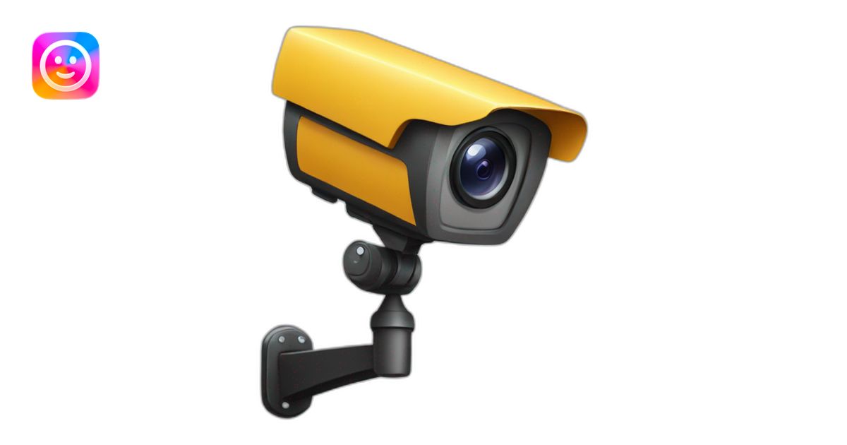 Surveillance Camera emoji | AI Emoji Generator
