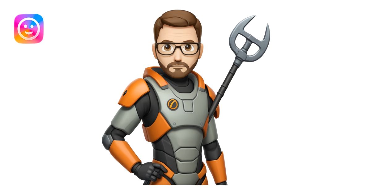 Gordon Freeman emoji | AI Emoji Generator